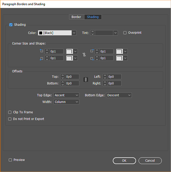Format paragraphs in Adobe InDesign