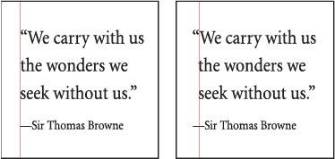 Format paragraphs in Adobe InDesign