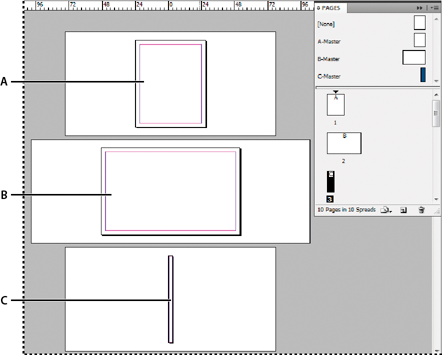 Manage pages and spreads in InDesign