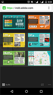 Use Publish Online to publish your InDesign documents