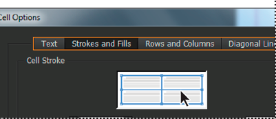 Add table strokes and fills in InDesign