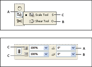 Transform objects in InDesign