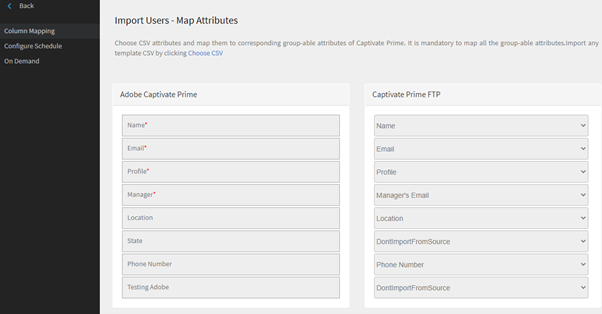 CSV sync Fails while uploading the CSV from FTP/Box Connector