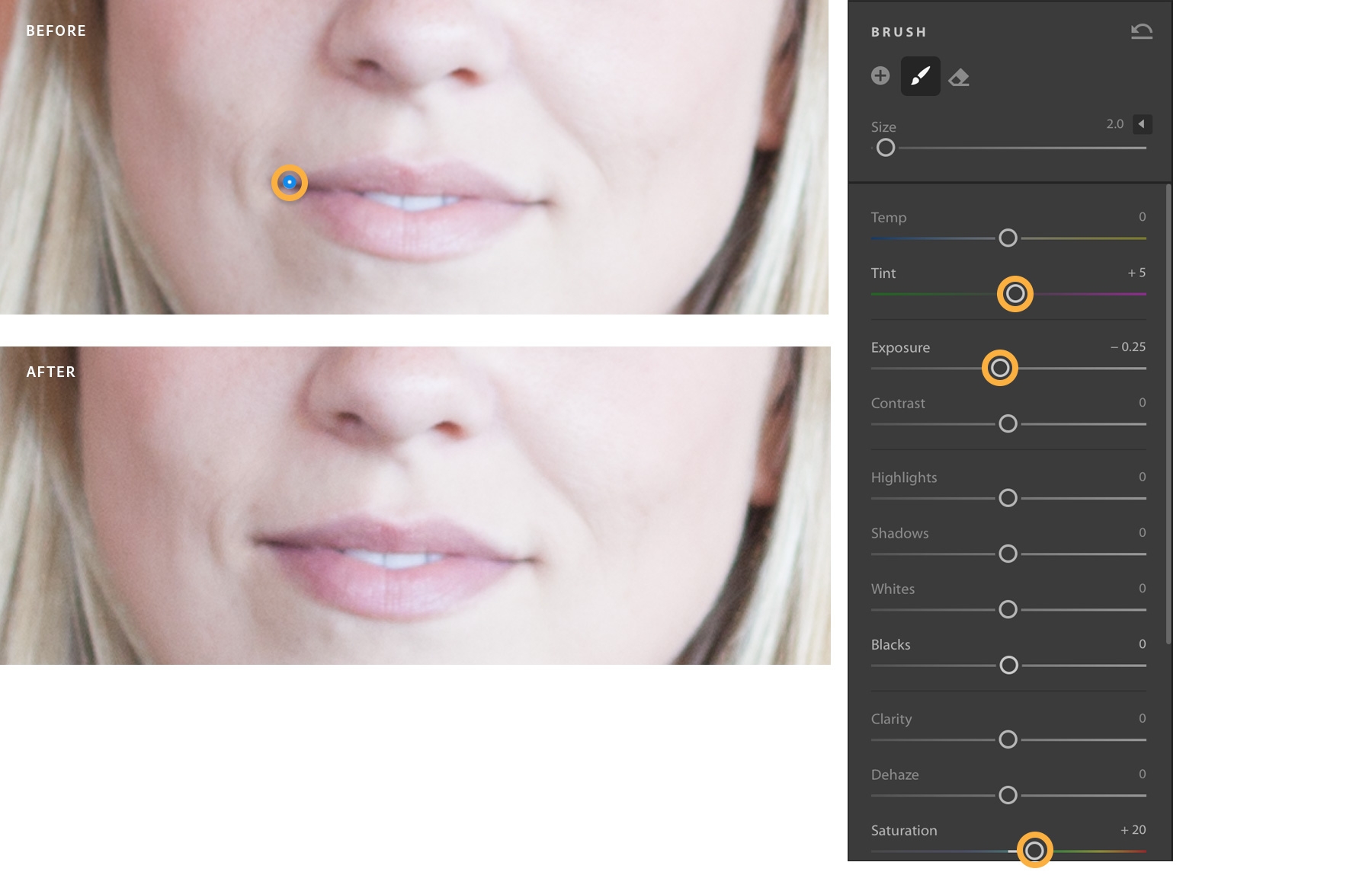 How to retouch a portrait