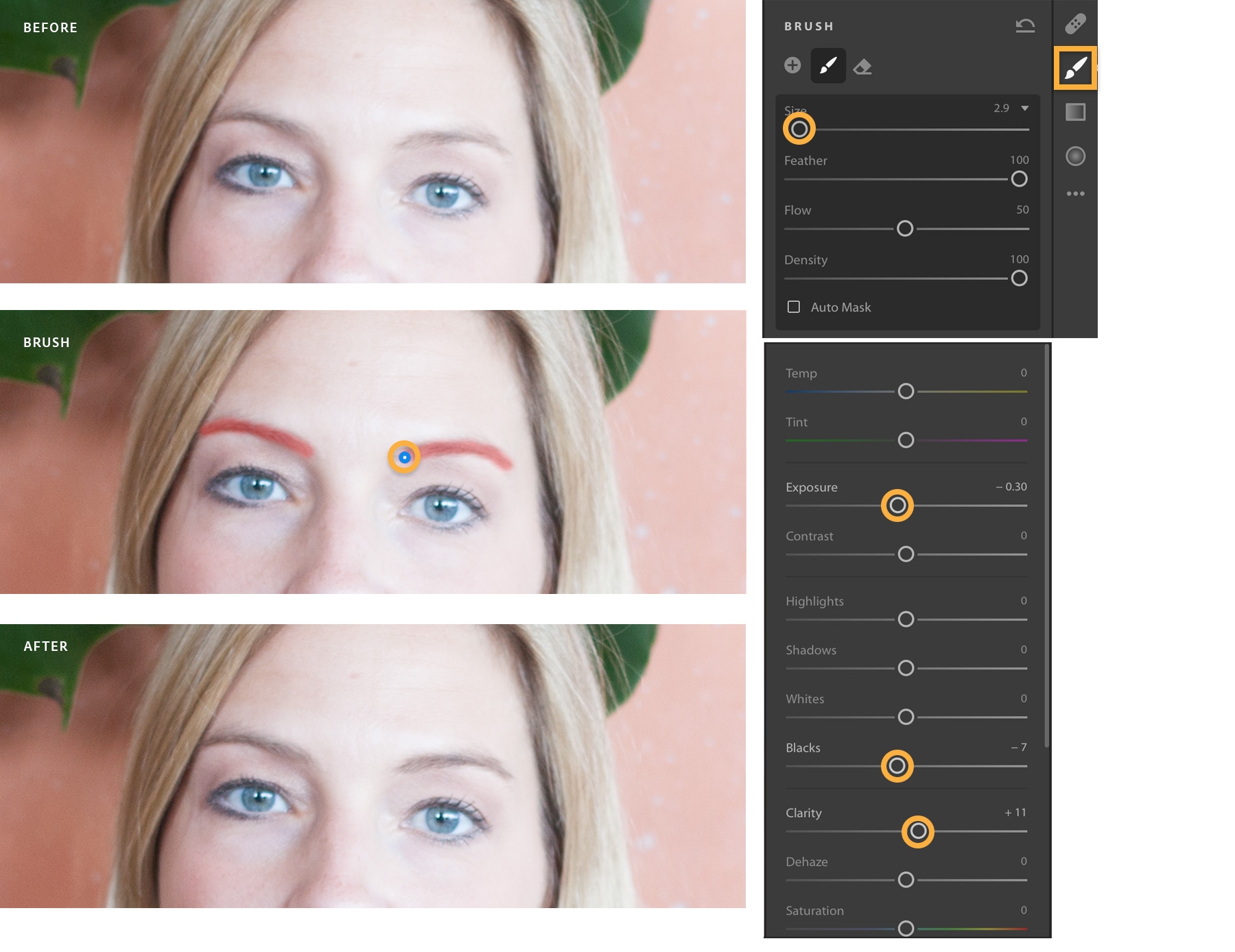How to retouch a portrait