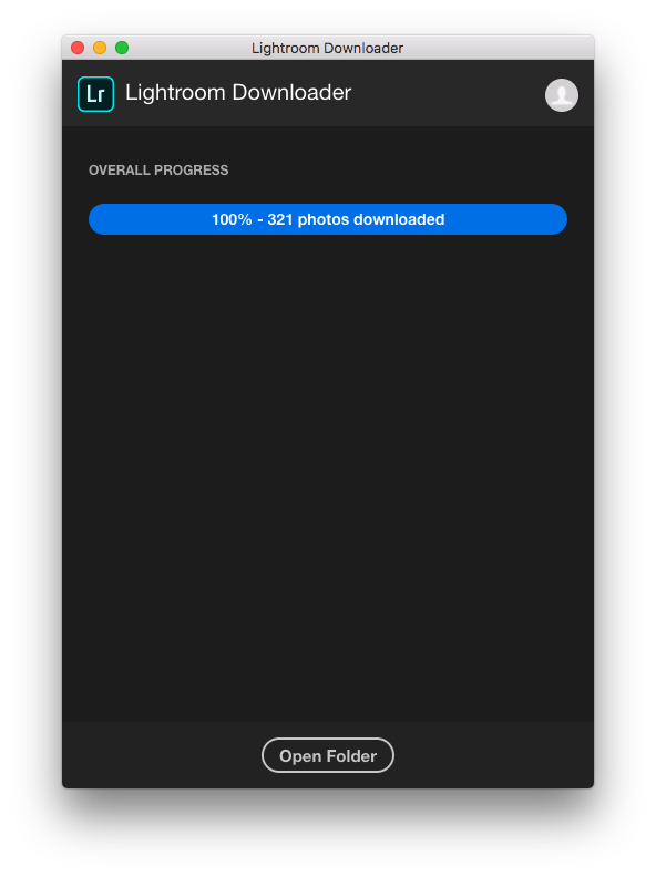 Download synced Lightroom photos and videos from the cloud to a computer