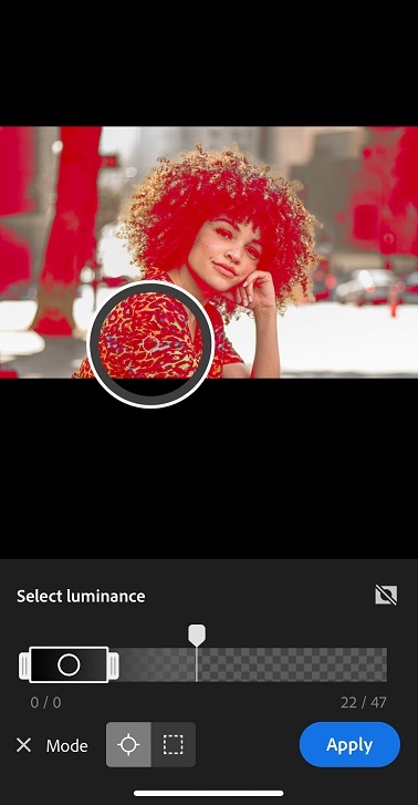 Masking in Lightroom for mobile (iOS)