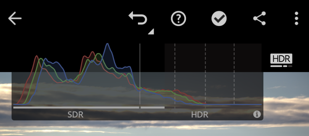 Edit HDR photos in Lightroom for mobile (Android)