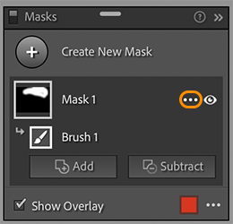 Lightroom Classic Masking tool