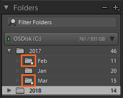How to create and manage folders in Photoshop Lightroom Classic