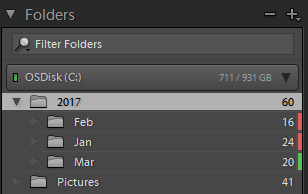 How to create and manage folders in Photoshop Lightroom Classic