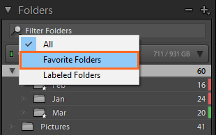 How to create and manage folders in Photoshop Lightroom Classic
