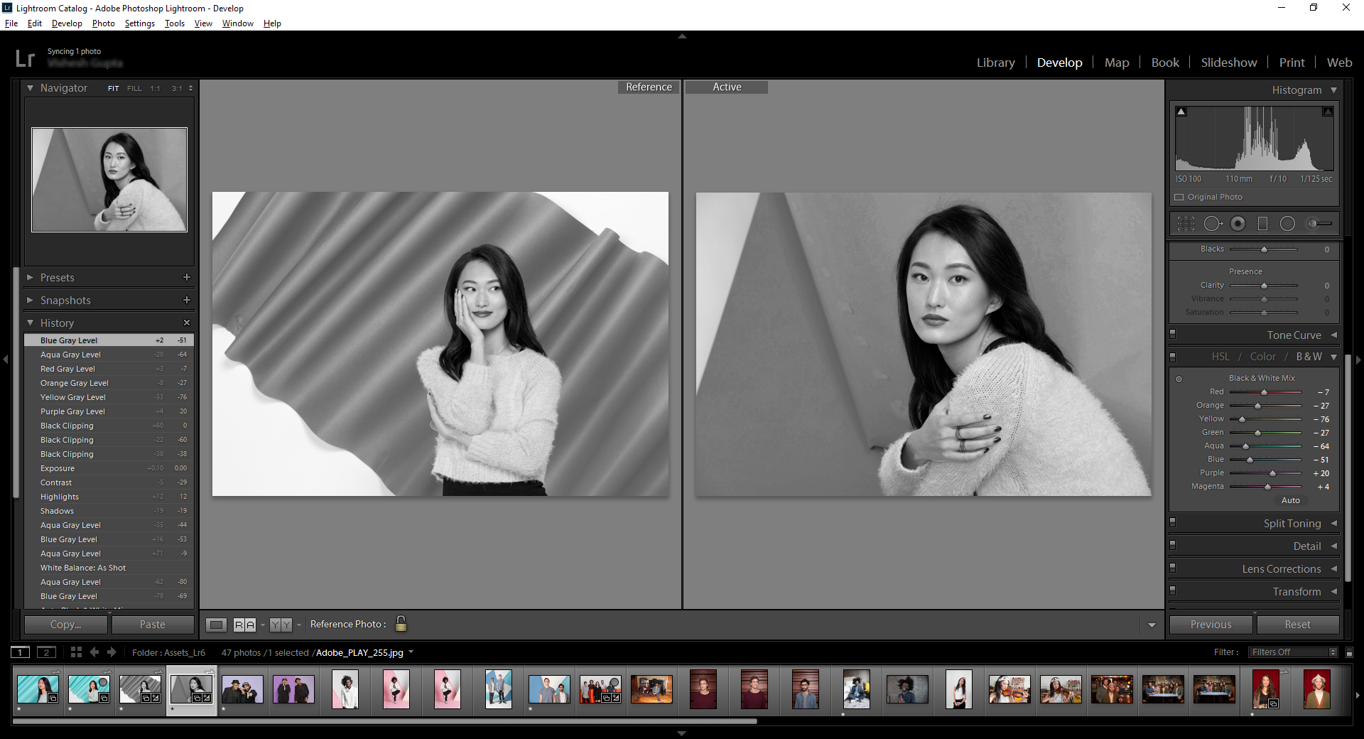 Work with the Develop module in Lightroom Classic