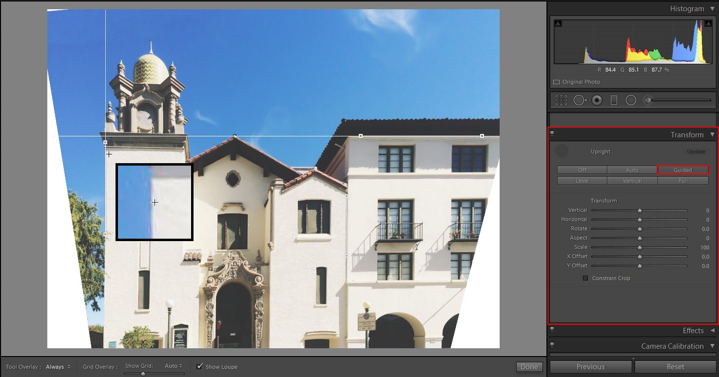 How to correct distorted horizontal and vertical perspective in photos ...