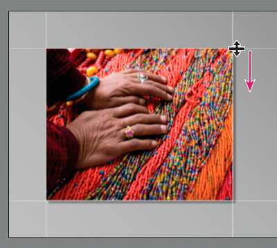 Specifying the slide layout in Lightroom Classic