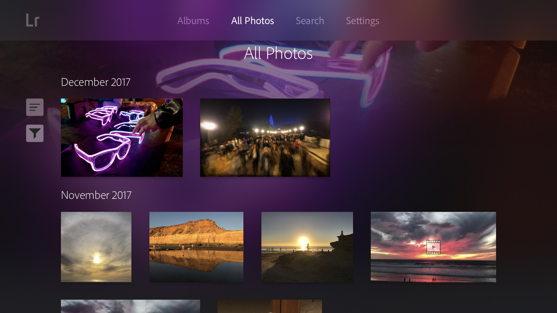 How to use Adobe Photoshop Lightroom for Apple TV app