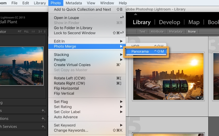 Keep the full view in panoramas you create
