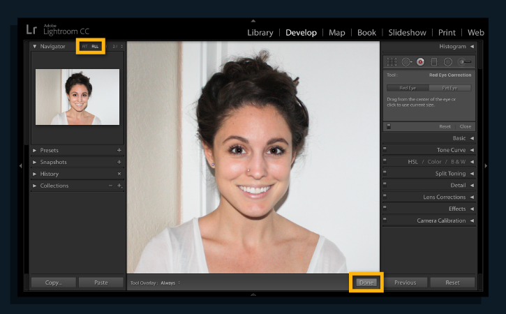 Red eye removal with Lightroom Classic | บทแนะนำ Adobe Photoshop Lightroom
