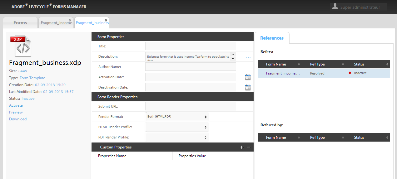 Checking form dependencies