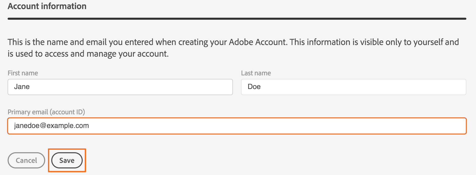 Create Or Update Your Adobe Id