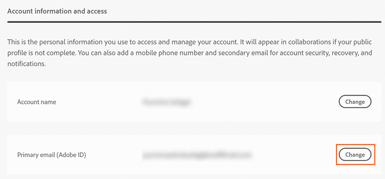 Create Or Update Your Adobe Id