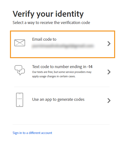 Passwordless authentication options for your Adobe apps and services