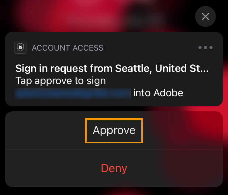 Passwordless authentication options for your Adobe apps and services