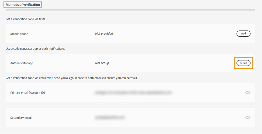 Secure your Adobe account