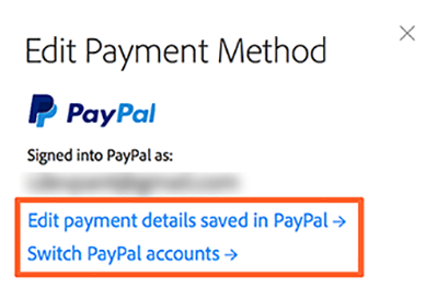 Change or update your credit card and billing information in your Adobe ...