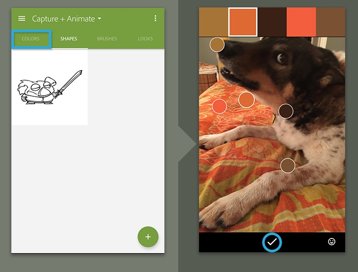 How to animate an ink drawing with Adobe Capture and Animate