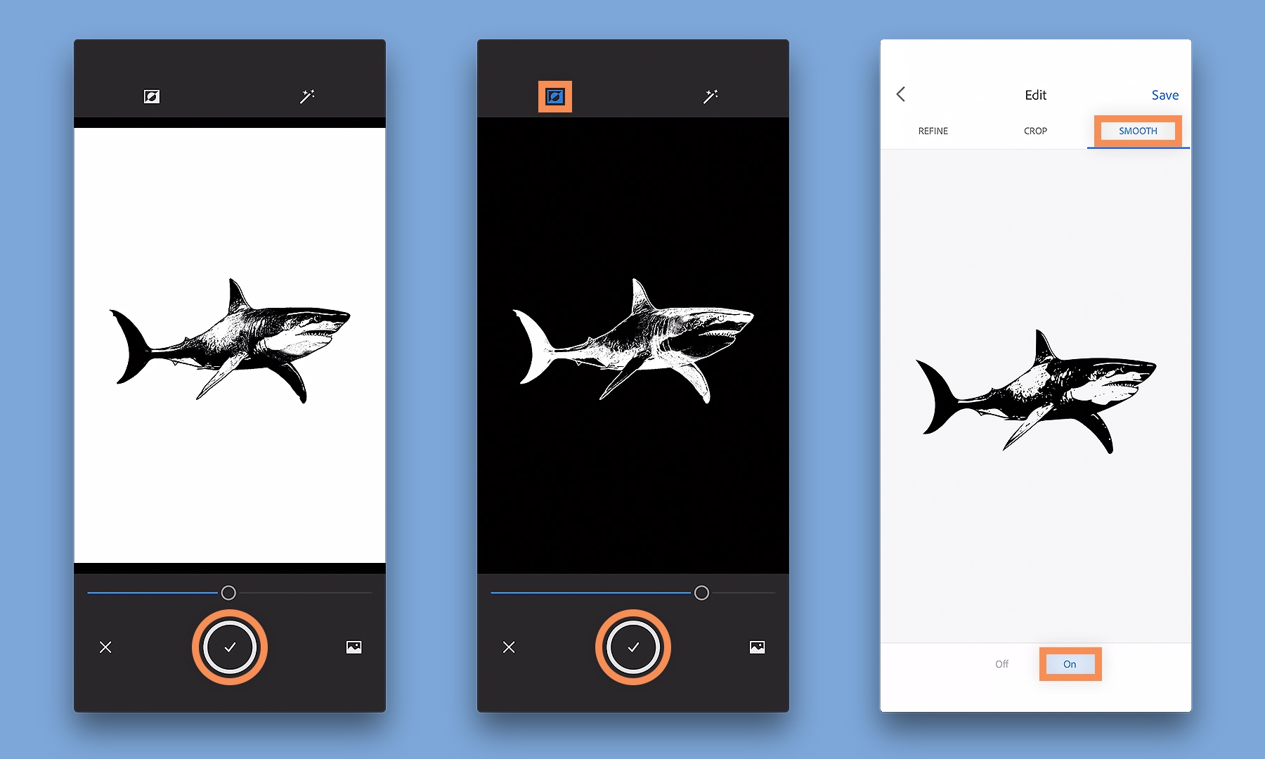Capture brushes, shapes, colors, and more on the go