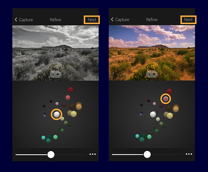 Create video color looks with Adobe Capture