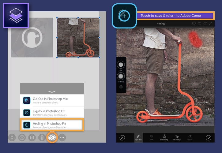 Lay out your ideas on the go with Comp