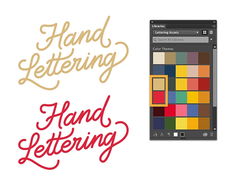 How to create lettering