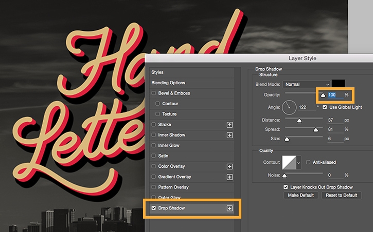 How to create lettering