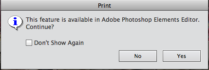 Print photos in Photoshop Elements