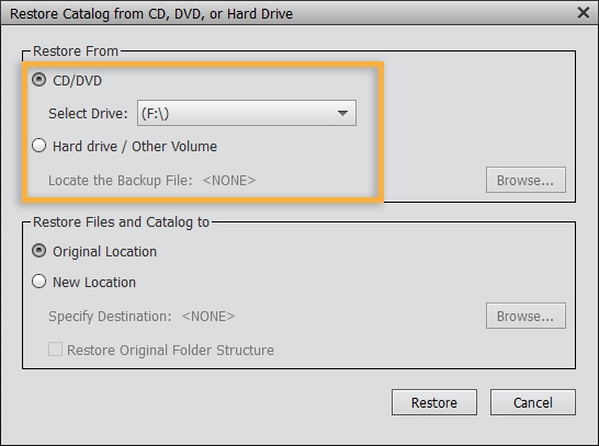 Move Elements Organizer catalog