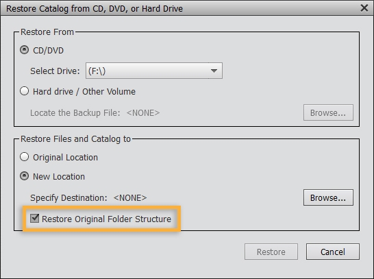 Move Elements Organizer catalog