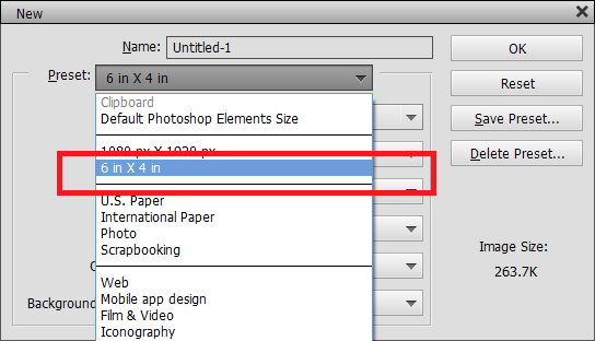 Create or Delete Presets