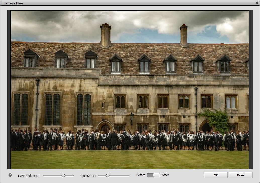 Remove haze (Dehaze)