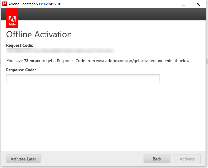 Offline Activation Of Adobe Photoshop Elements And Premiere Elements 2019