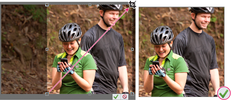 Crop images in Photoshop Elements