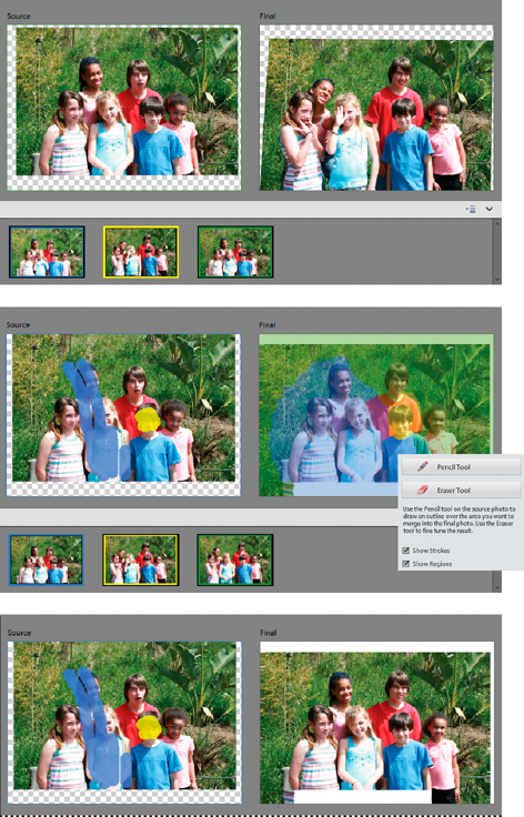 Guided mode - Photomerge Edits in Photoshop Elements