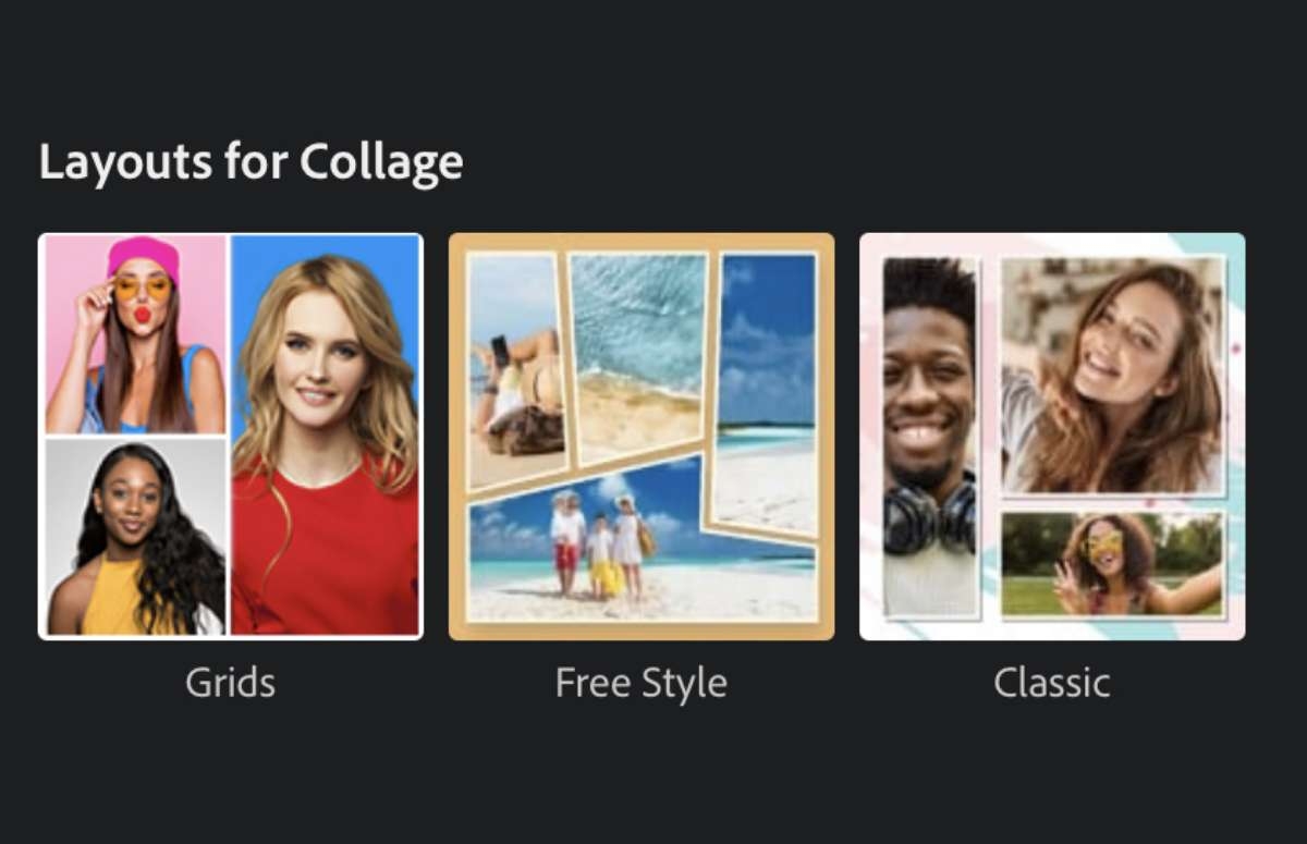 Workspace basics in Photoshop Express