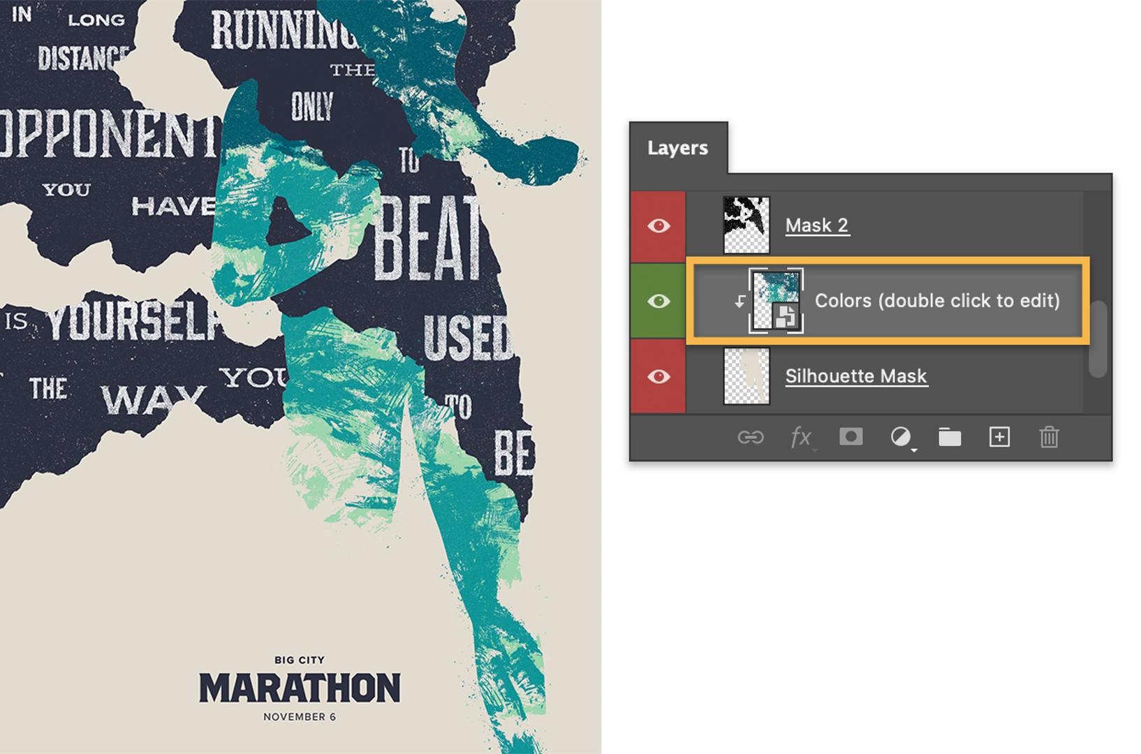 Free collage poster for any event.