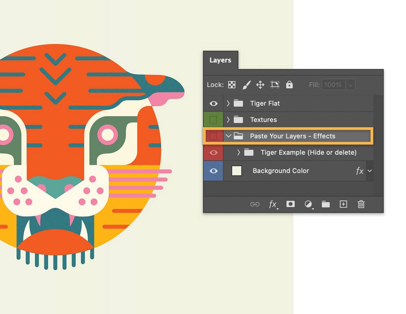 Free papercut effect for Photoshop.