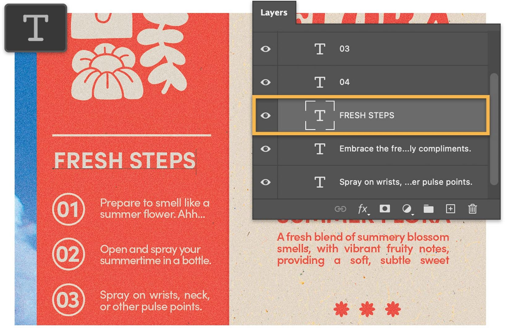 How to create print-at-home packaging in Photoshop.