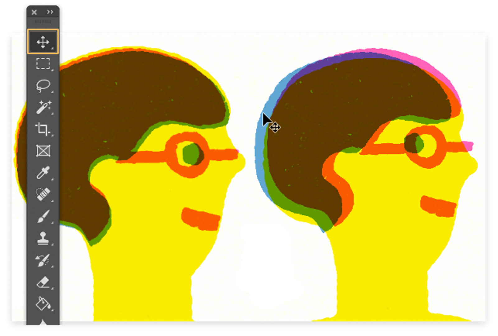 How to make a risograph-style print in Adobe Photoshop.