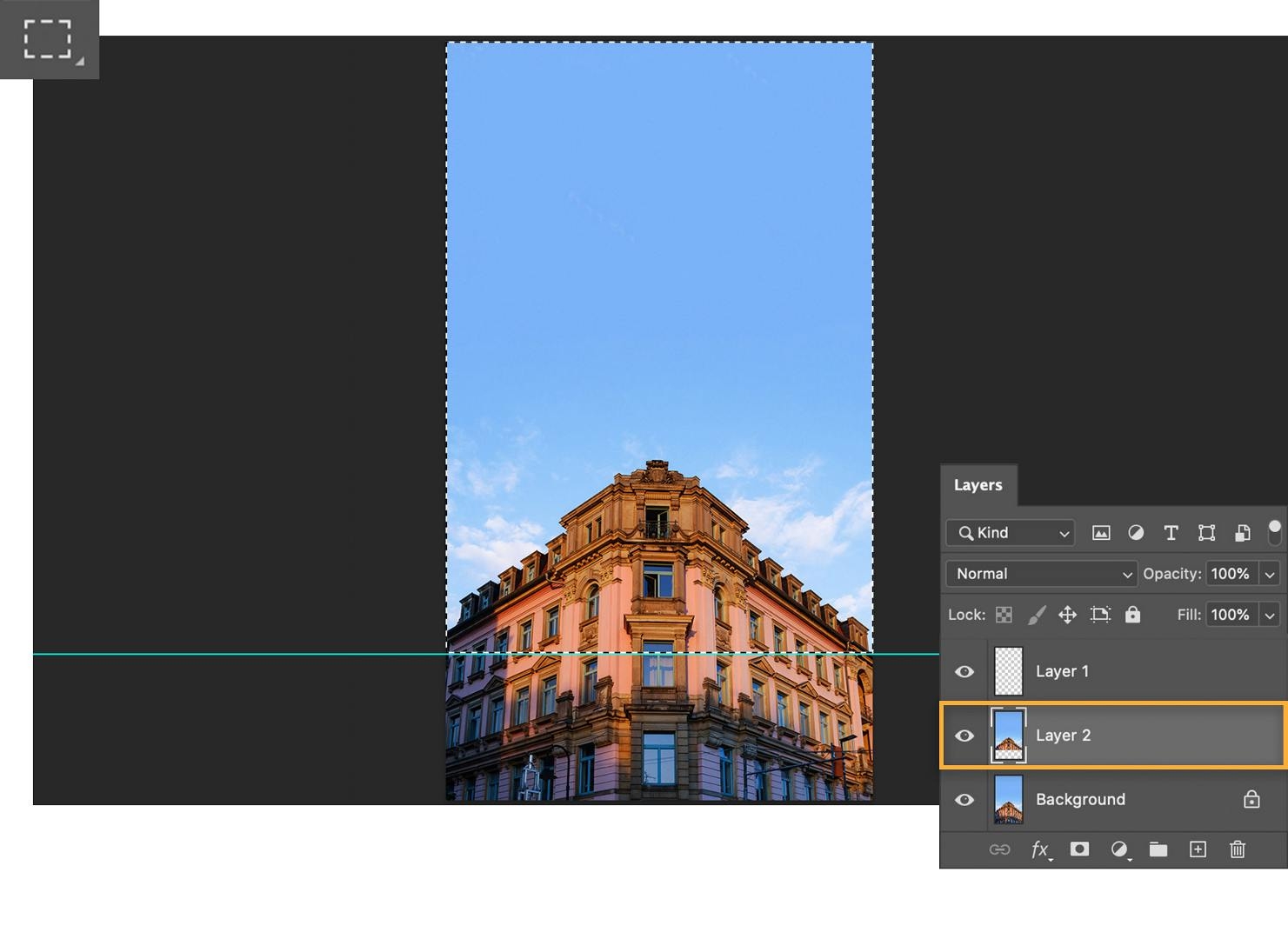 How to make a stretched landscape in Adobe Photoshop.