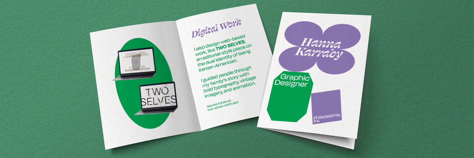 Make a memorable impact with a zine-style business card.